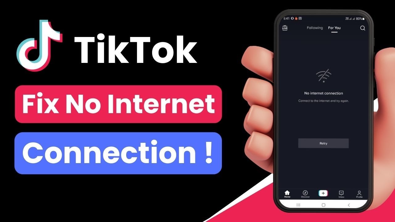 How to Fix No Internet Connection in TikTok | TikTok No Internet ...