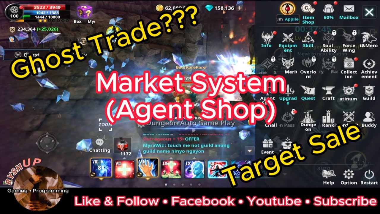 Cabal Infinite Combo: Ghost Trade & Target Sale - Market System (Agent ...