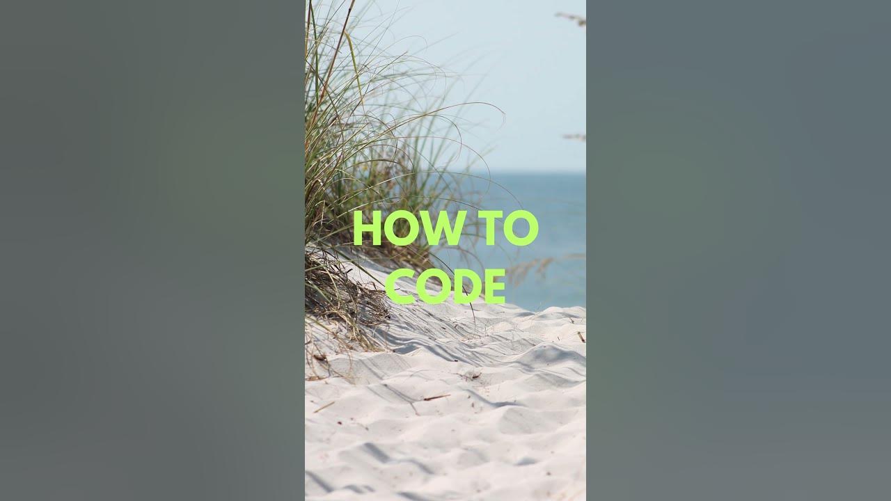 Everyone Should Learn How To Code #technology #computerscience - YouTube