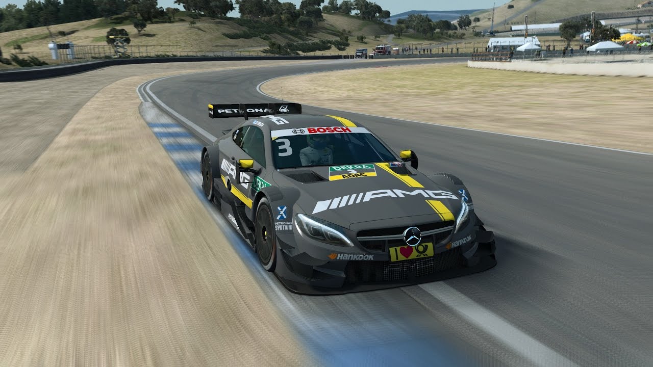 R3E Leaderboard | MERCEDES DTM 2016 @ Laguna Seca 1:16.661 - YouTube
