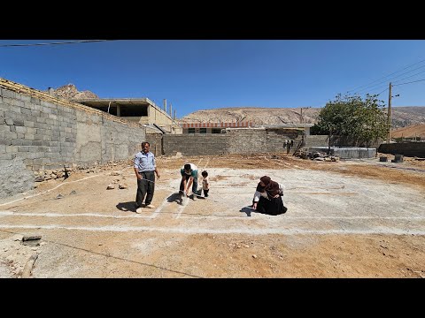🏡 The start of a big dream: drafting the plans for the new home of the nomadic family, Shahab 