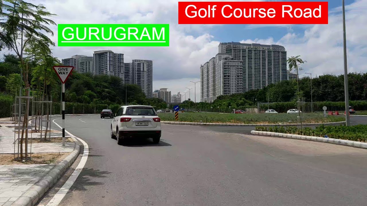 Gurgaon DLF Golf course road | Raju vlogs - YouTube