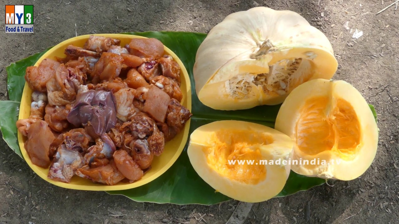 Pumpkin Recipe With Chicken | GUMADIKAYA CHICKEN CURRY | VILLAGE ...