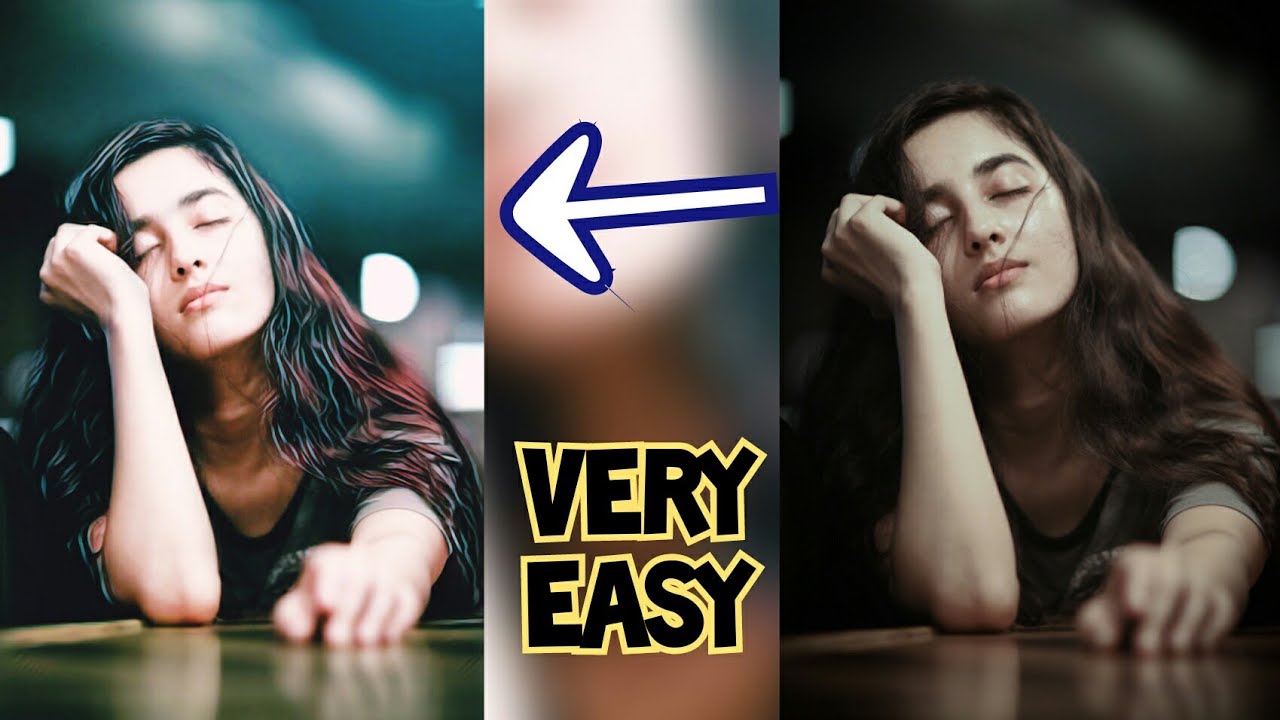 Girl editing in PicsArt / face beauty / Hair color and more / #girl ...