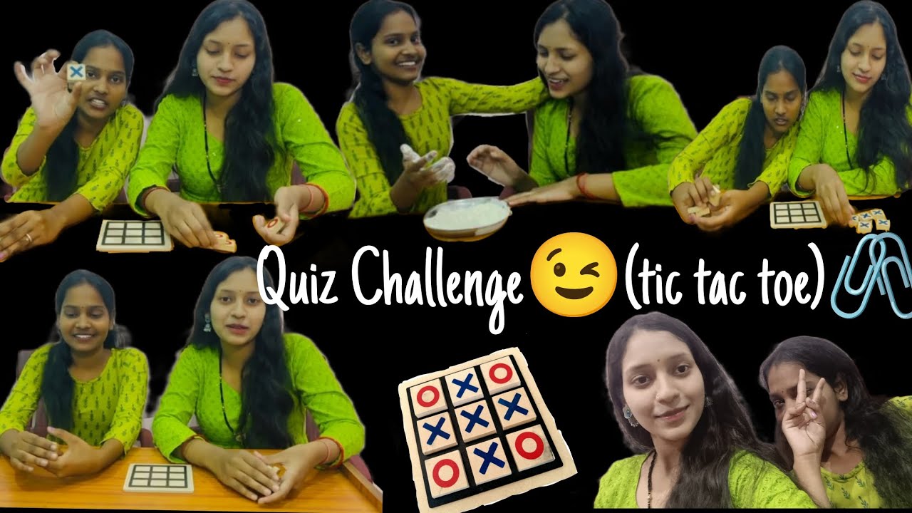 Quiz Challenge😉(tic tac toe)🖇️ - YouTube