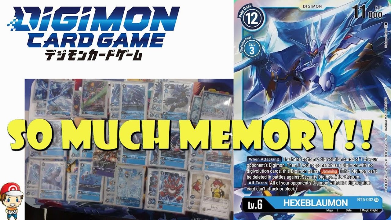 Ridiculous Hexeblaumon Deck Gets Sooo Much Memory! (Winning Digimon TCG ...