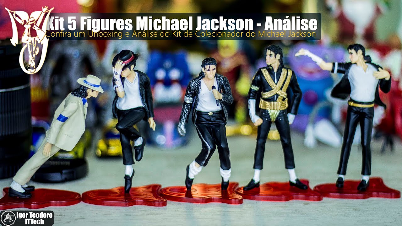 KIT 5 Figures Michael Jackson - Unboxing e Análise - YouTube