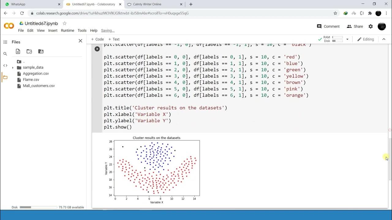 12. Machine Learning - Clustering - DBSCAN Clustering - YouTube