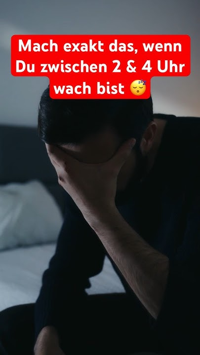 Mach exakt das, wenn Du ZWISCHEN 2 & 4 UHR WACH bist 😴 #schlafen #SpringOnShorts - YouTube