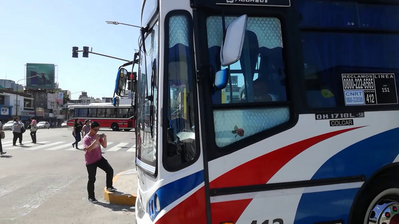 El famoso de la línea 151 Metalpar Iguazu II en Puente Saavedra - YouTube