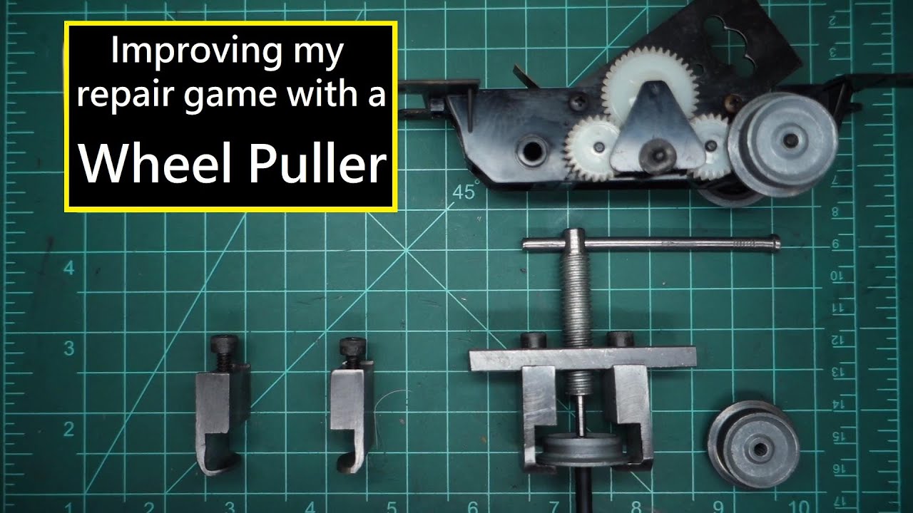PE Design wheel puller - tool demonstration - O Gauge Lionel - YouTube