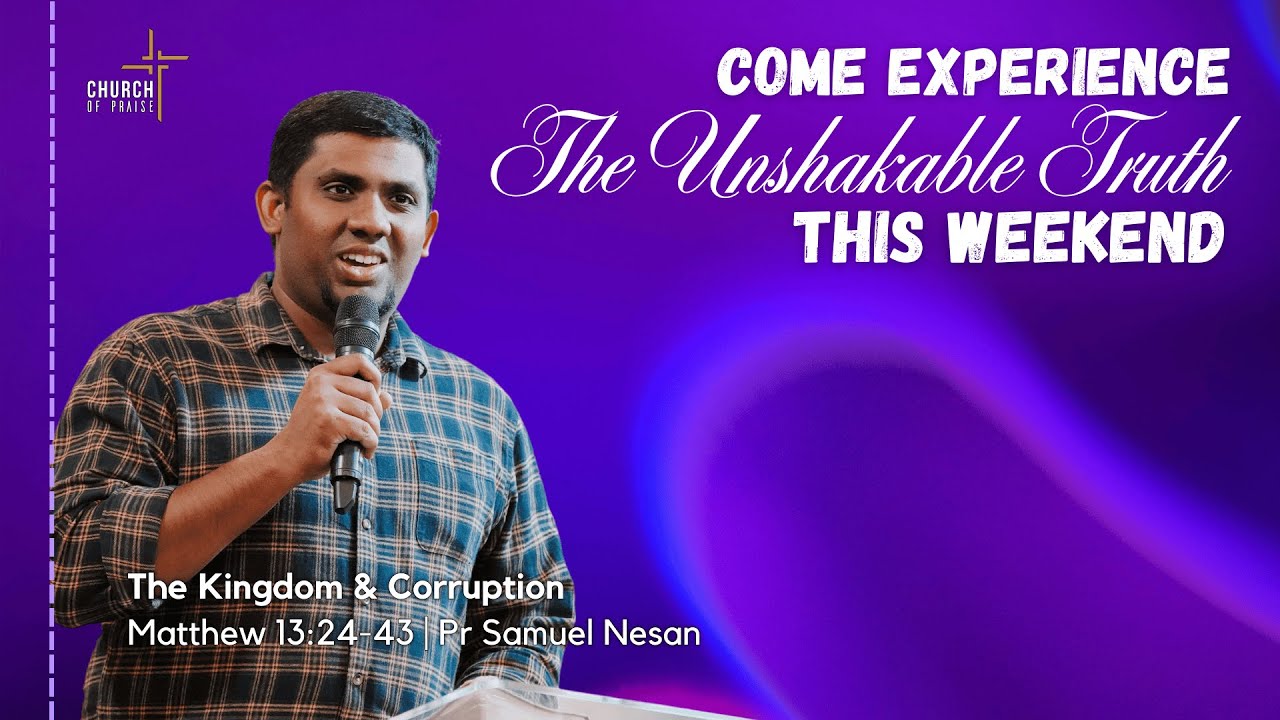 The Kingdom & Corruption | Pr Samuel Nesan | 23-02-2025 - YouTube