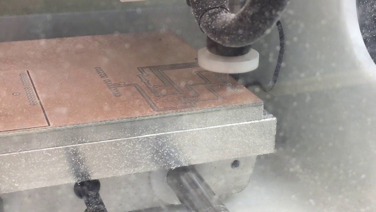 Milling PCB Board Senior Design - YouTube