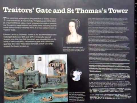 Traitors' Gate Tower of London - YouTube
