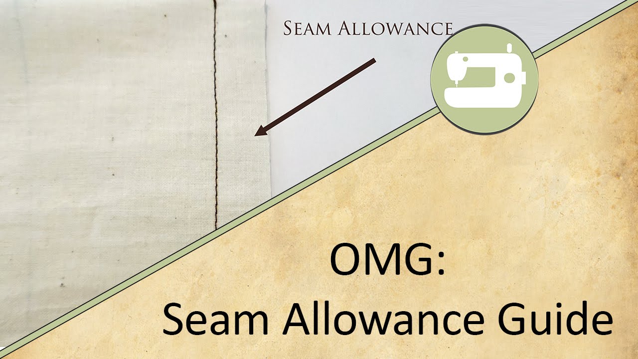 Seam Allowance Guide D.I.Y. ~ { OMG } - YouTube