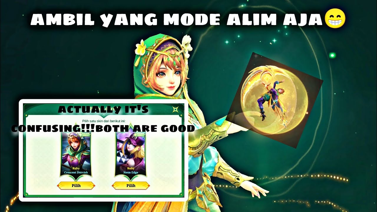 REVIEW SKIN RUBY GOLDEN MONTH CRESCENT DERVISH EFEKNYA MEVVAH CUY😁 ...