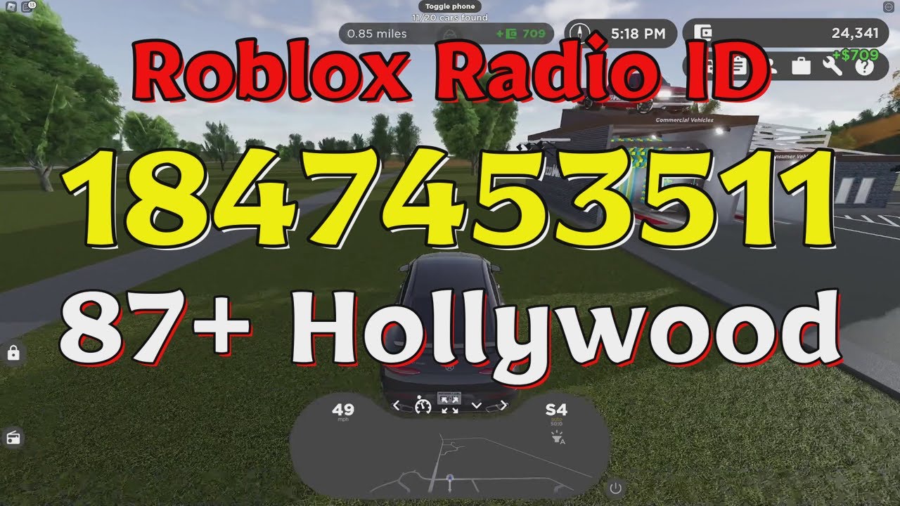 Hollywood Roblox Radio Codes/IDs - YouTube