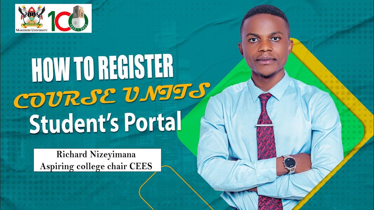 How to Register course units on the Makerere University students portal ...