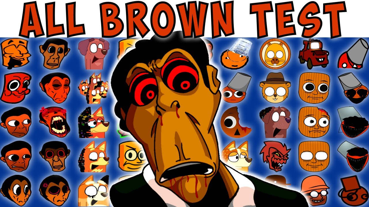 ALL BROWN TEST | FNF Character Test | Gameplay VS Playground - YouTube