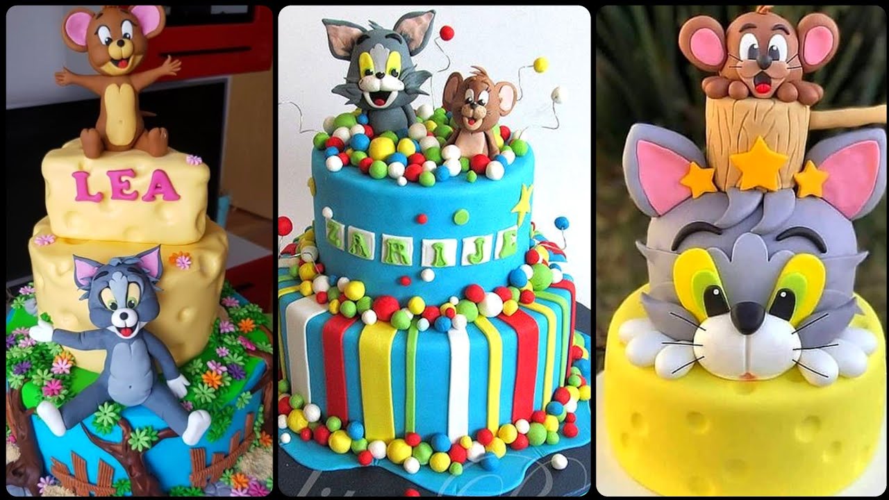 Tom&Jerry Fondant Cake Ideas || Amazing ToM and Jerry Birthday Cake ...