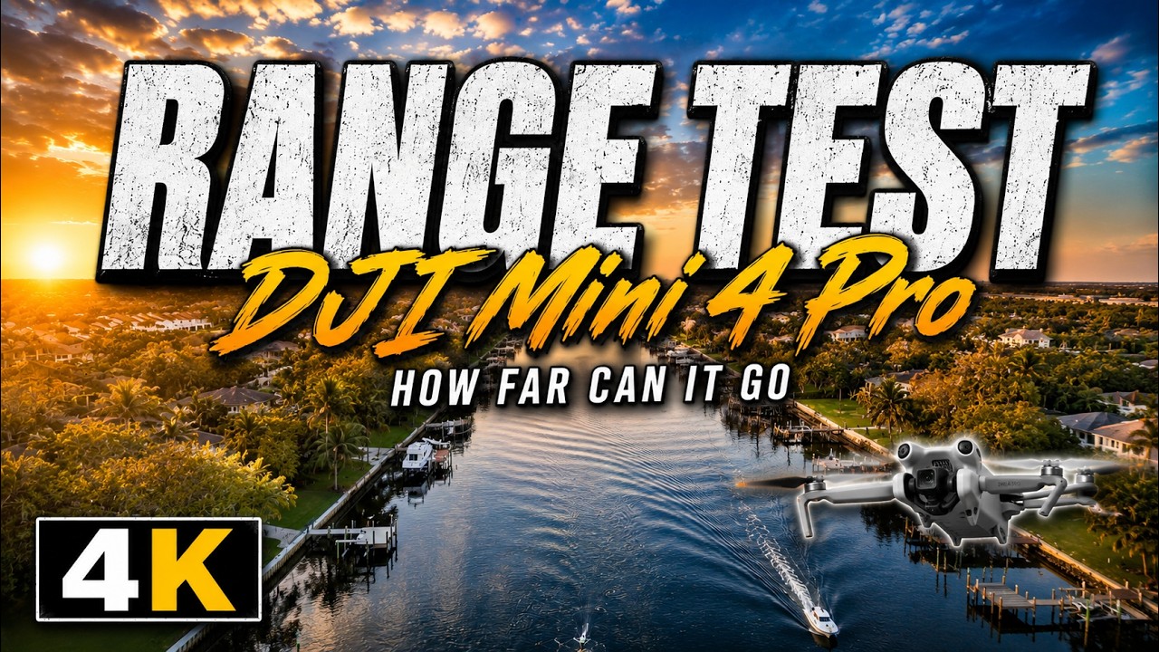 DJI Mini 4 Pro Range Test Over Beautiful South Florida Intracoastal ...