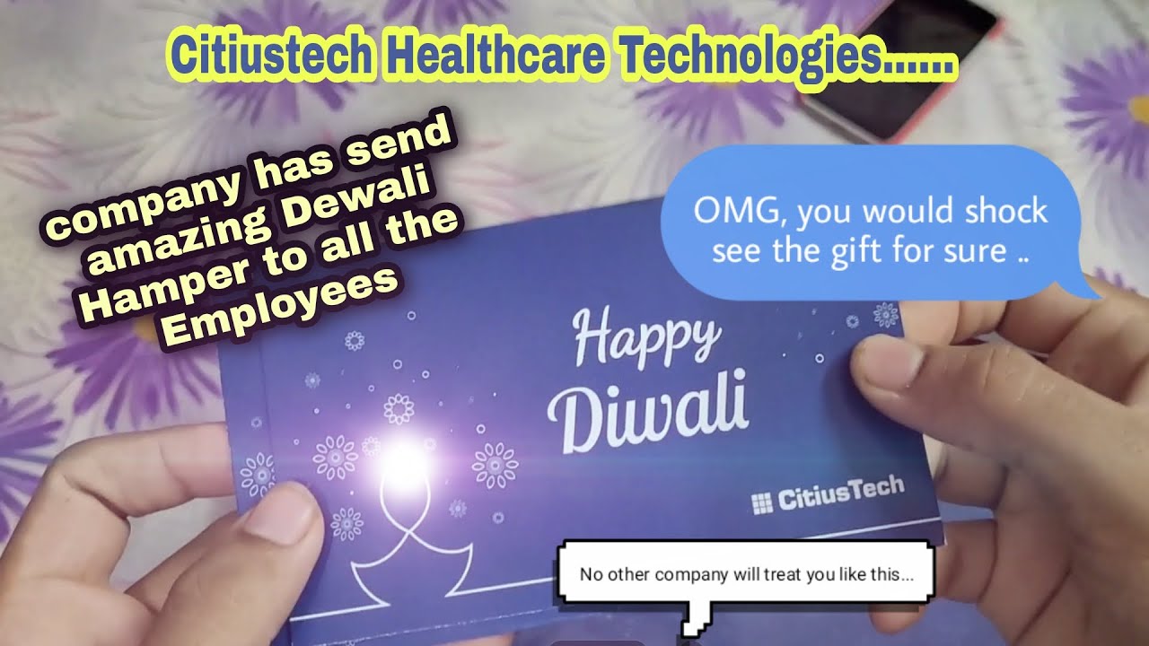 CitiusTech Healthcare Technologies Pvt Ltd sent Diwali Gifts ...