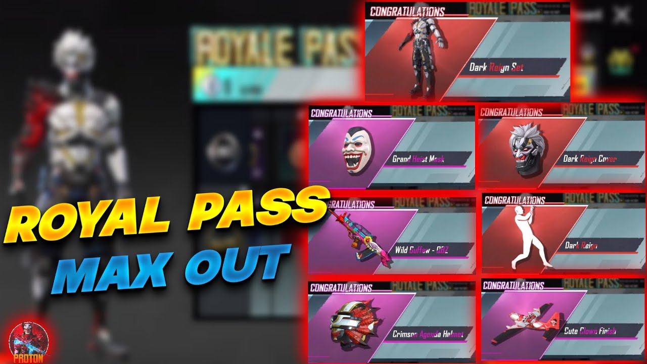 Royal pass max out M21 | Max out M21 Royal pass | Proton Plays # ...