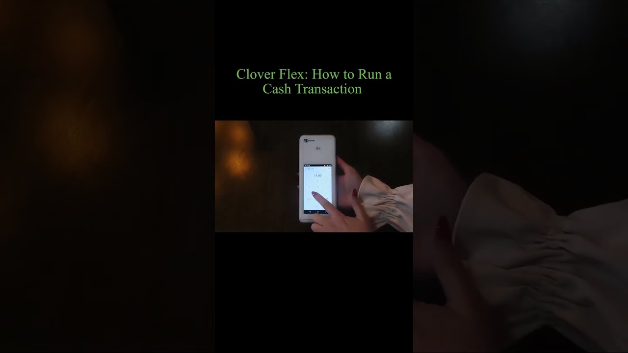 Clover POS Systems Clover Flex How To Run A Cash Transaction Clover POS Systems Clover Flex How To Run A Cash Transaction