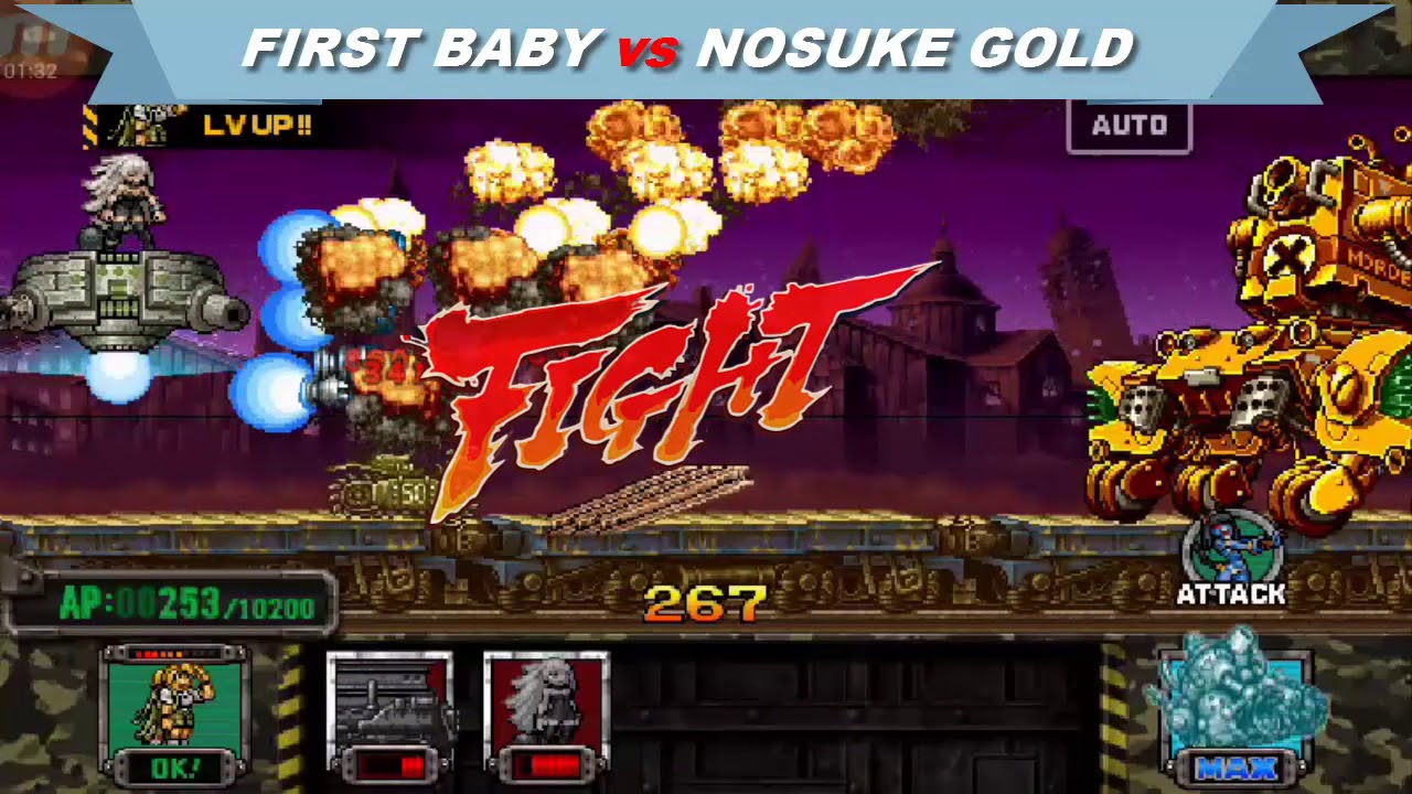 Metal Slug Attack - FIRST BABY vs Unidades Bosses - YouTube