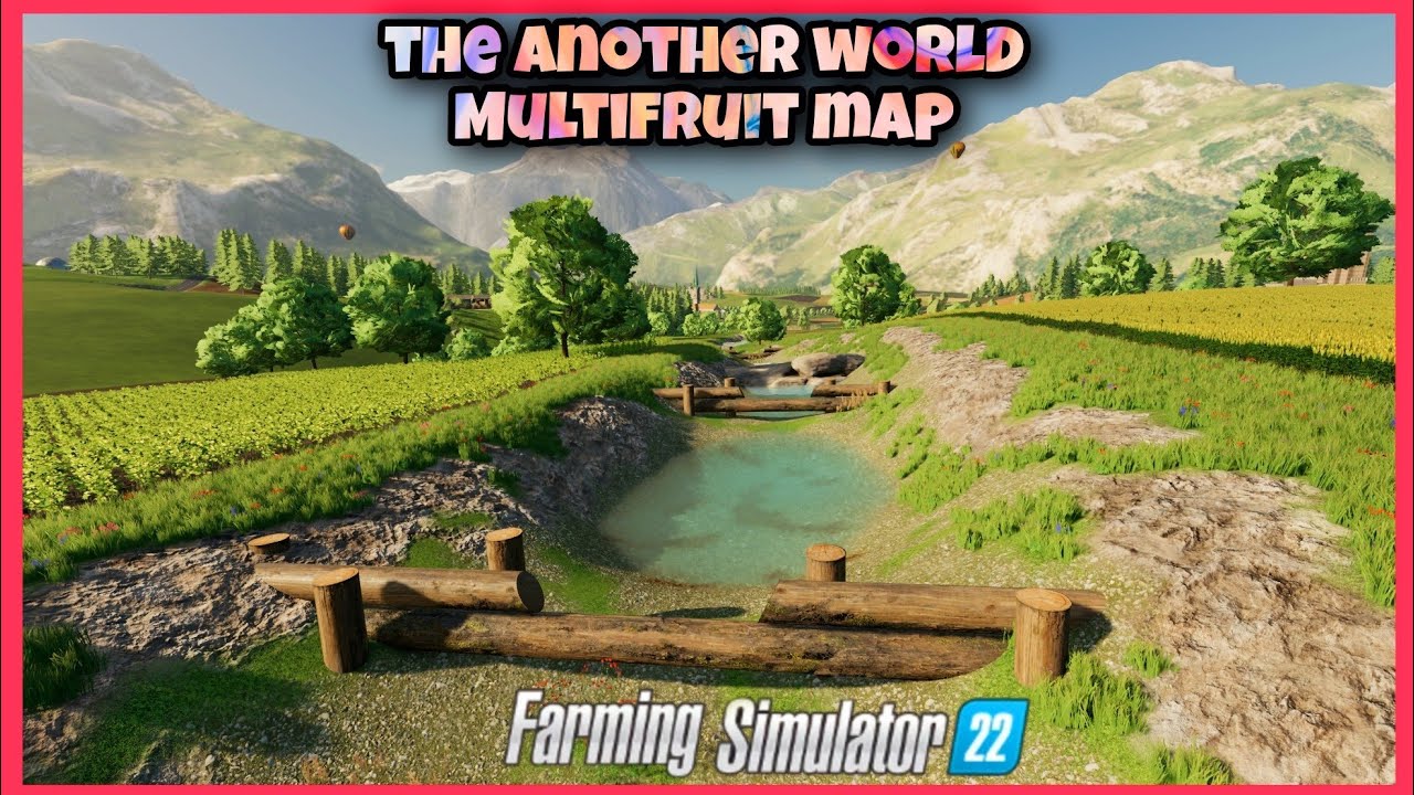 THE ANOTHER WORLD - NEW MOD MAP: FARMING SIMULATOR 22 *FLY OVER* - YouTube