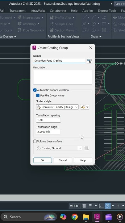 How to Create Grading Group in Civil 3d? #civil3d #grading #design #shorts #reels # ...
