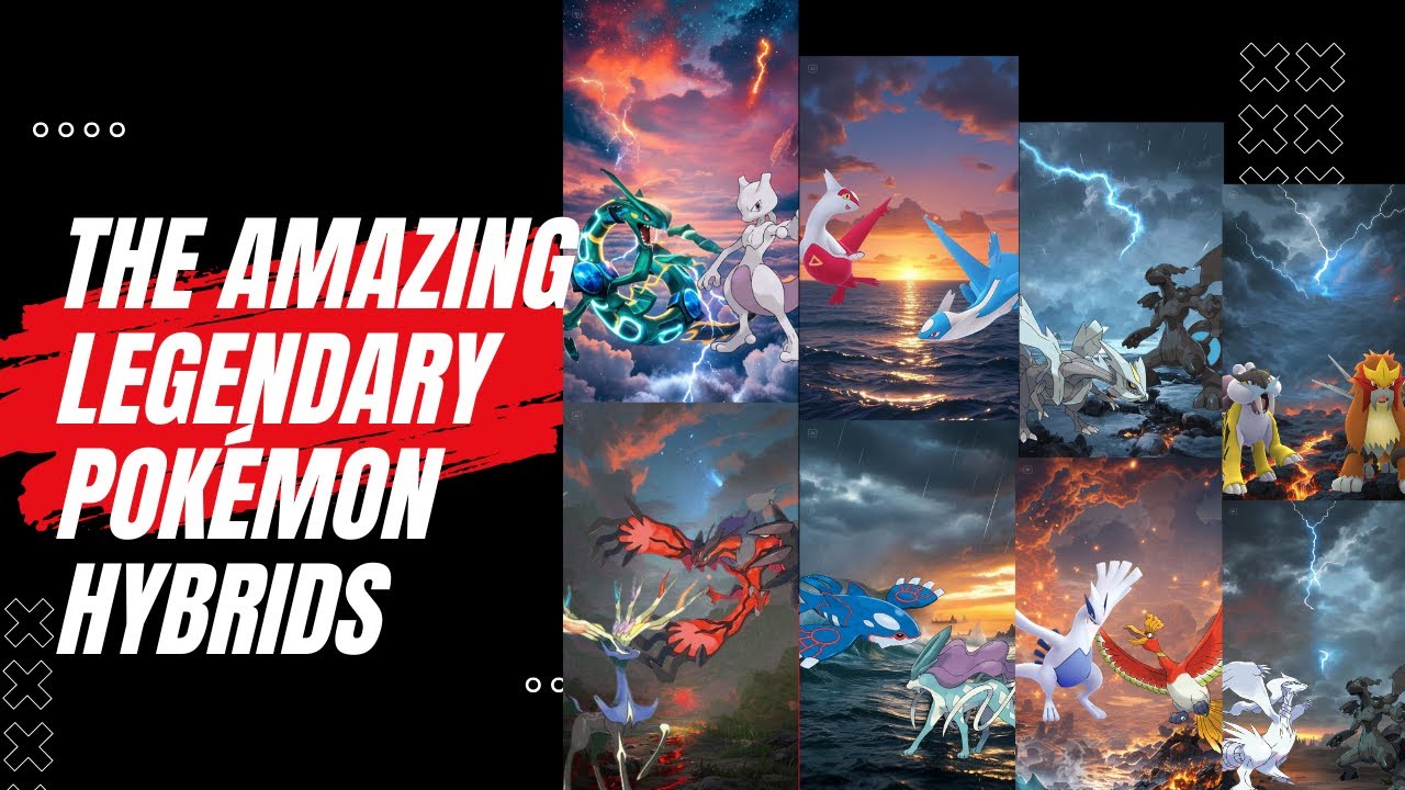 The Amazing Legendary Pokemon Hybrids - YouTube