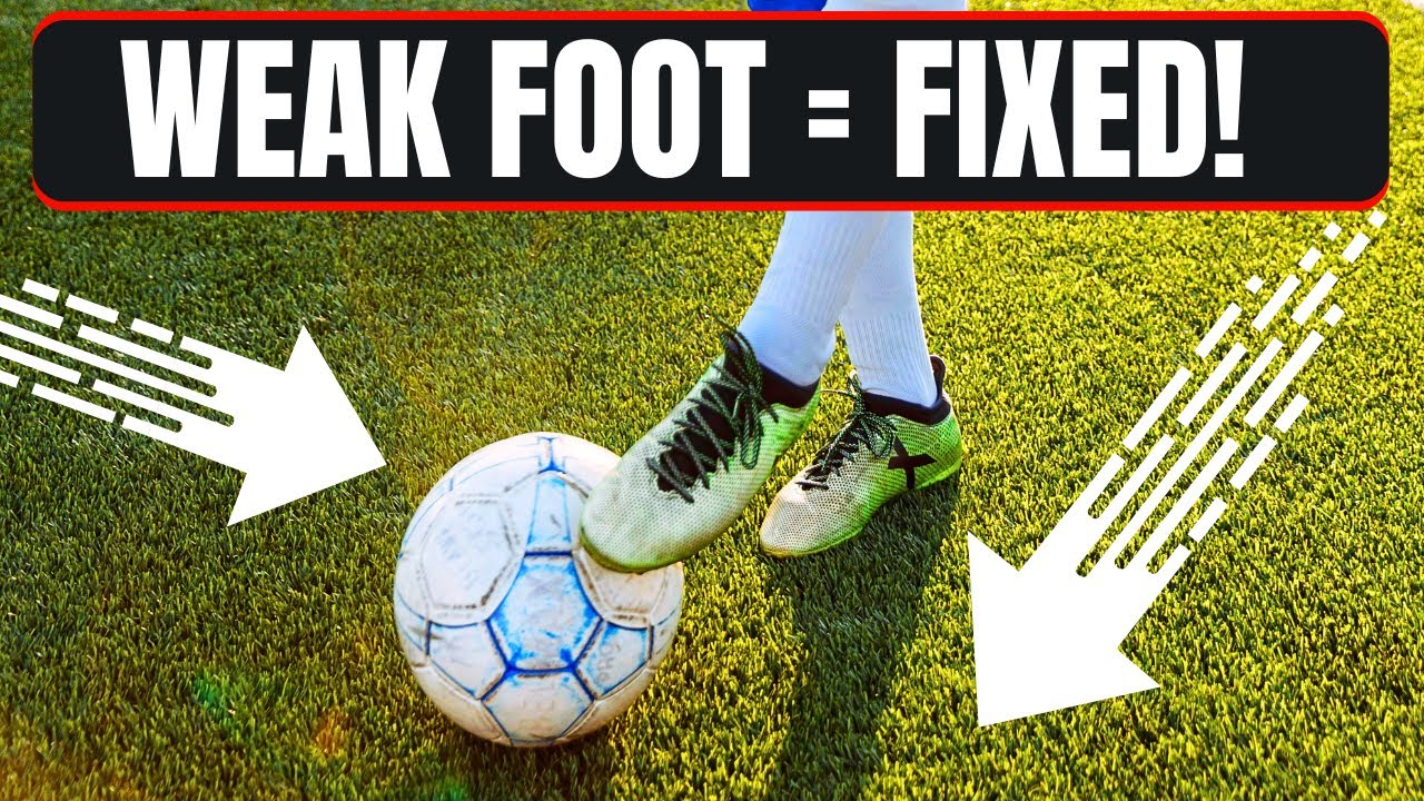 3 Soccer Tips to FIX Weak Foot Shooting FAST... - YouTube