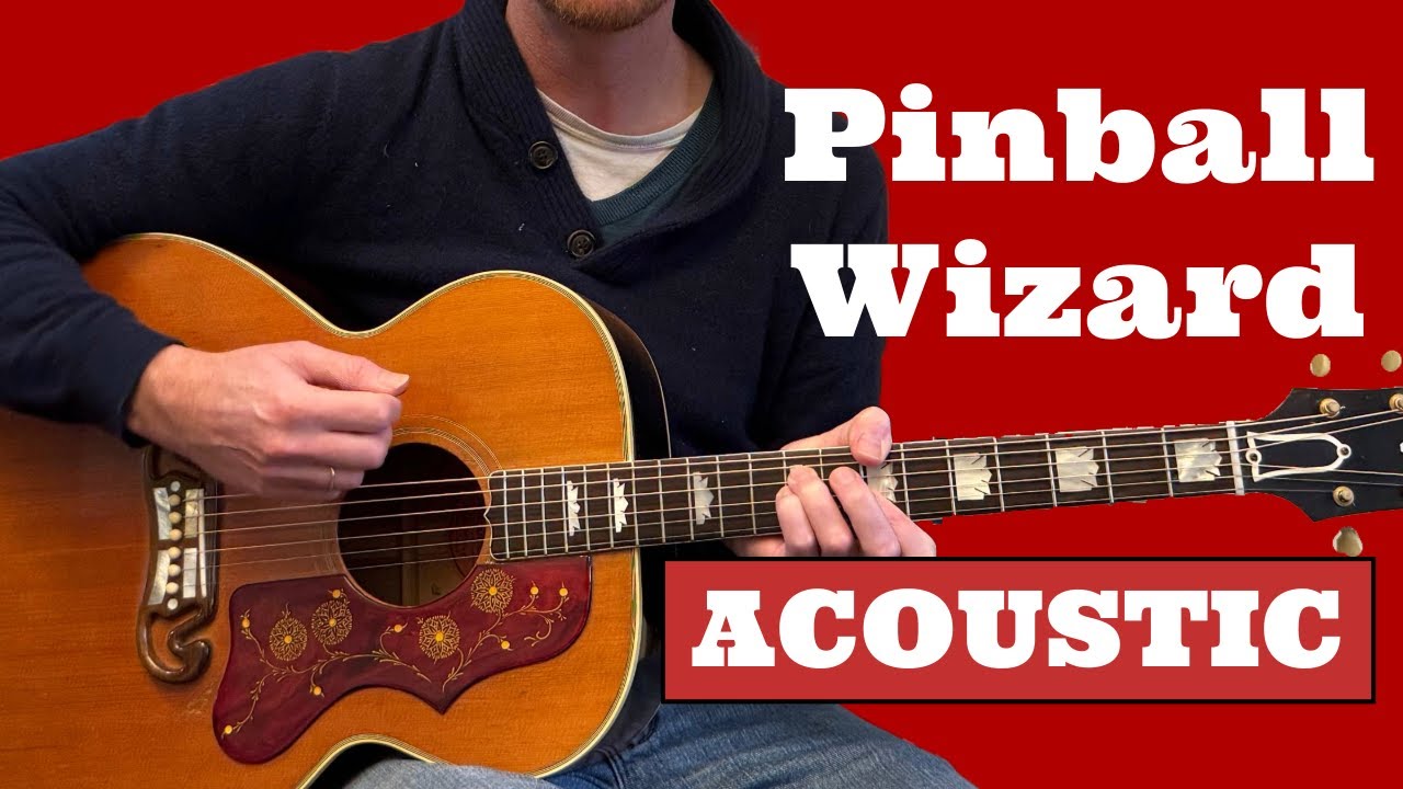Pinball Wizard (Acoustic) - The Who Guitar Lesson - YouTube