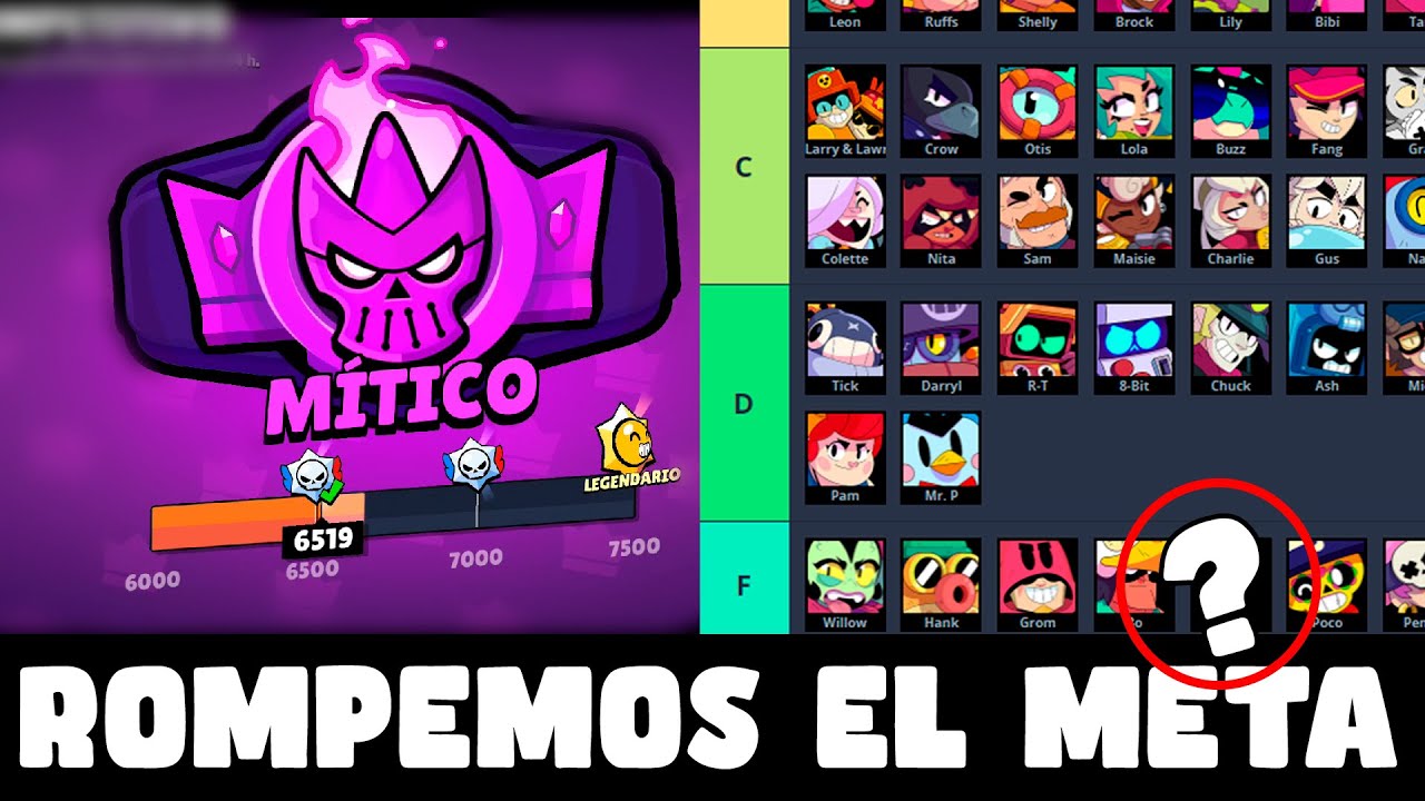 Subo a MITICO II con el PEOR BRAWLER ACTUALMENTE 😱 | Brawl Stars ...