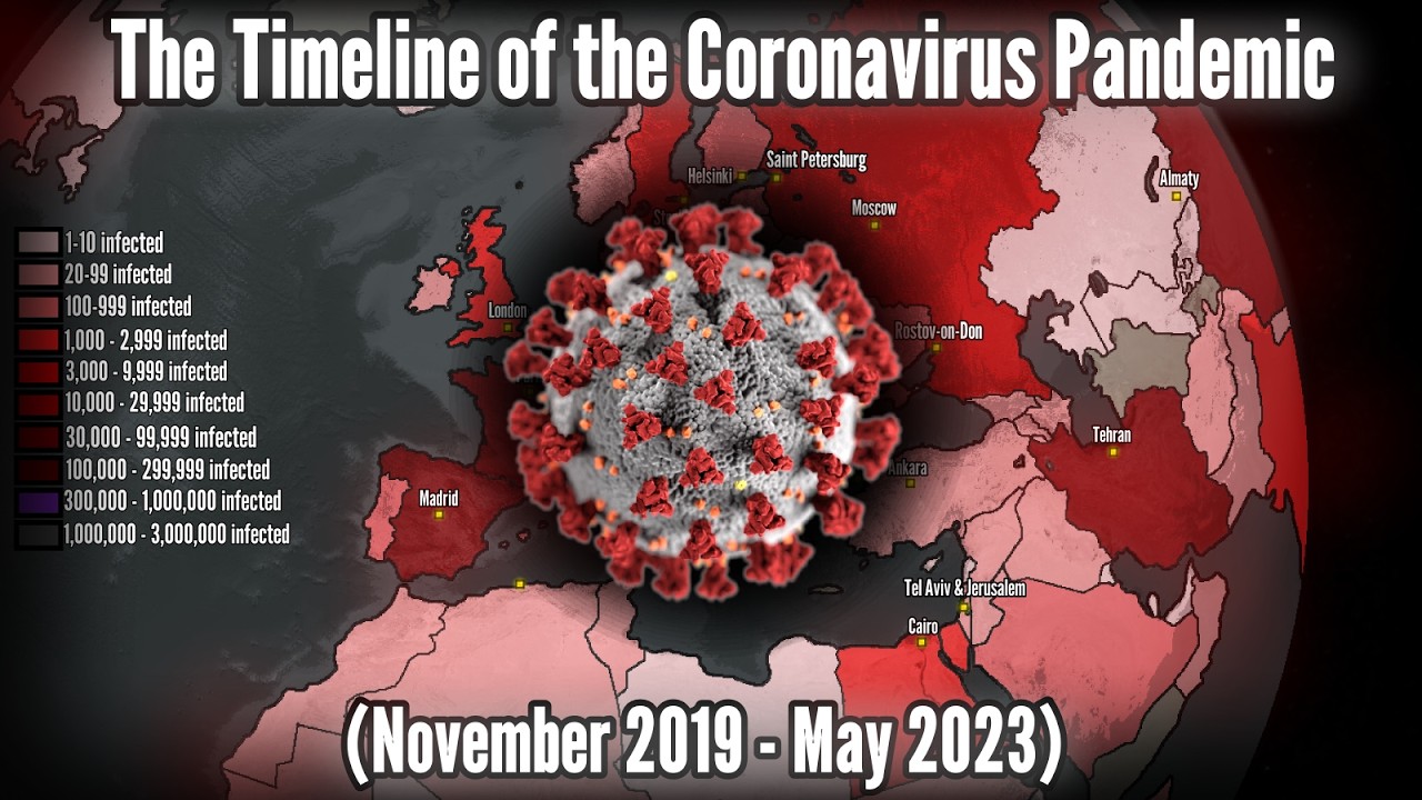 The Timeline Of The COVID-19 Pandemic (November 2019 - May 2023) - YouTube