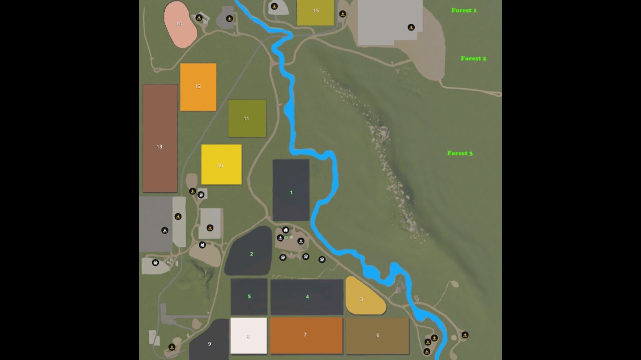 Hogsback map | Farming Simulator 19 | Map flyover - YouTube