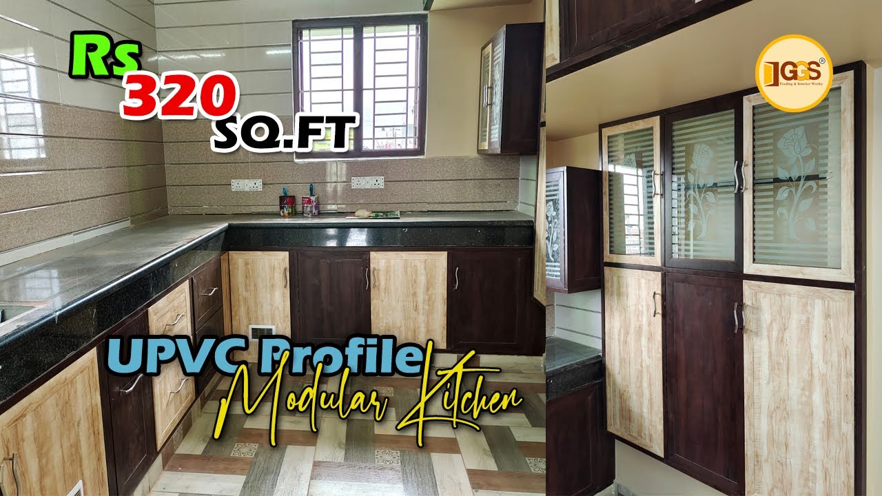 😮 மிடில் கிளாஸ் Modular Kitchen | UPVC Interior Work Madurai | Tour ...