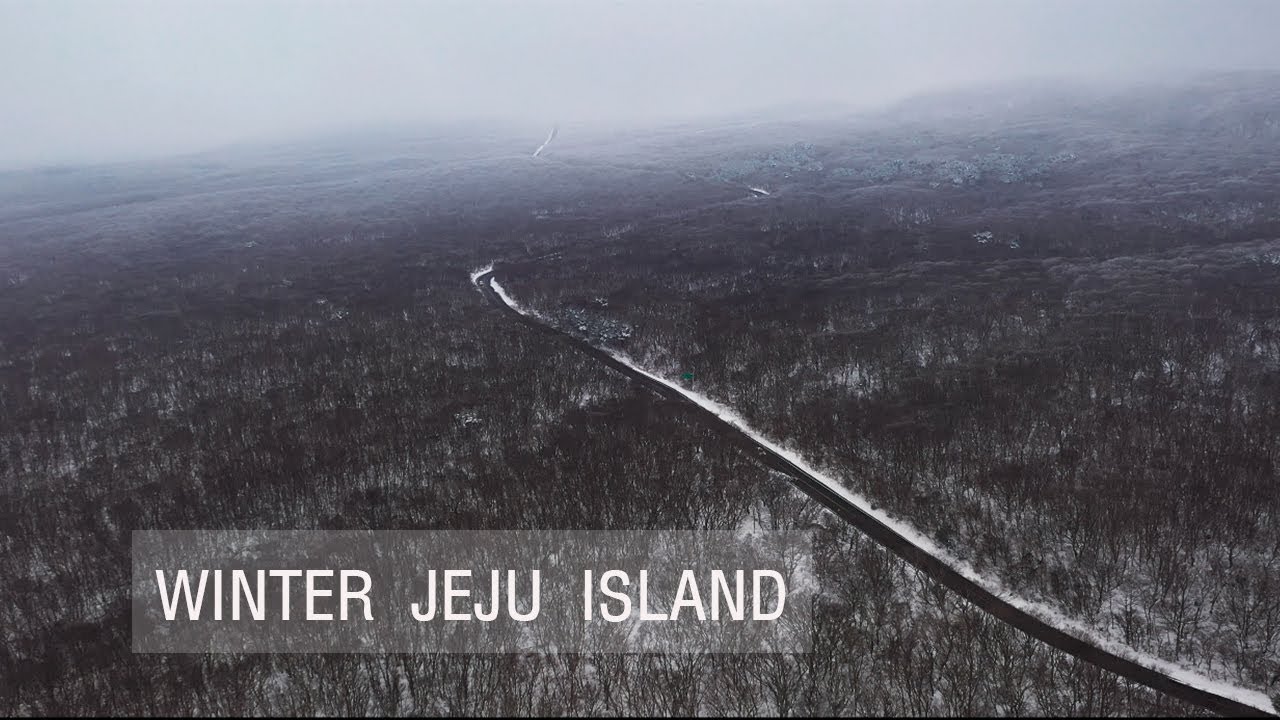 Jeju island in Winter 4k, 제주도 겨울 드론 여행, South Korea drone tour - YouTube