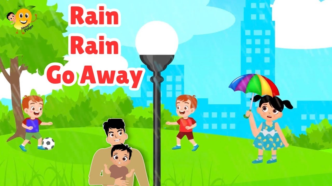 🌧️ Rain Rain Go Away 🌧️| Nursery Rhyme & Baby Songs | MangoPingo - YouTube