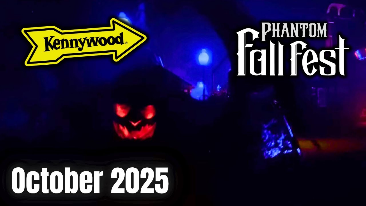 Kennywood Phantom Fall Fest (October 2025) - YouTube
