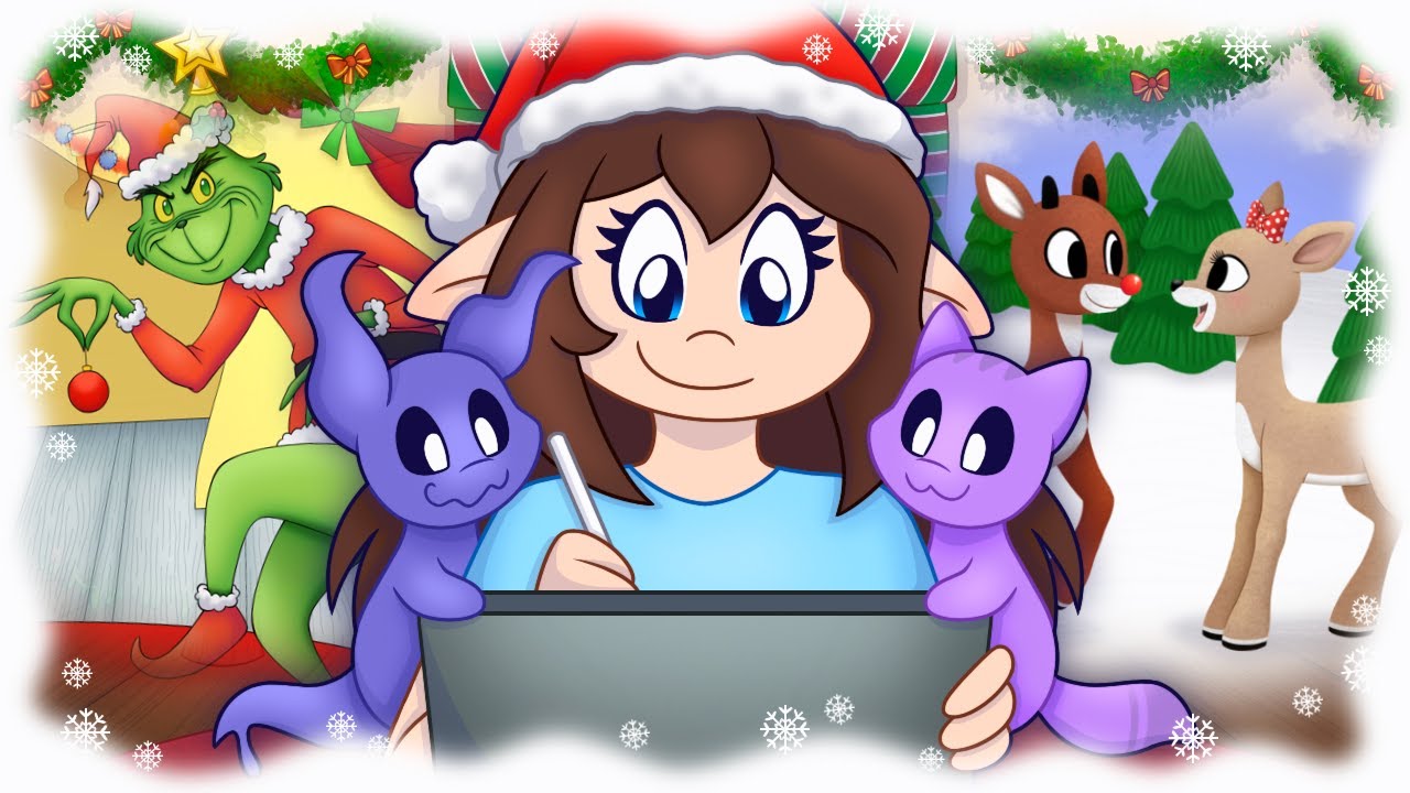 Drawing 3 Classic Christmas Characters (The Last One Took 10 Hours ...