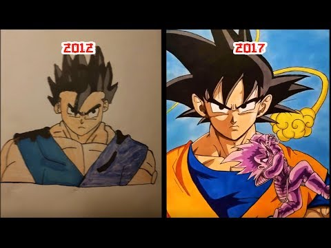 My Drawing Evolution (2012 - 2017) - YouTube