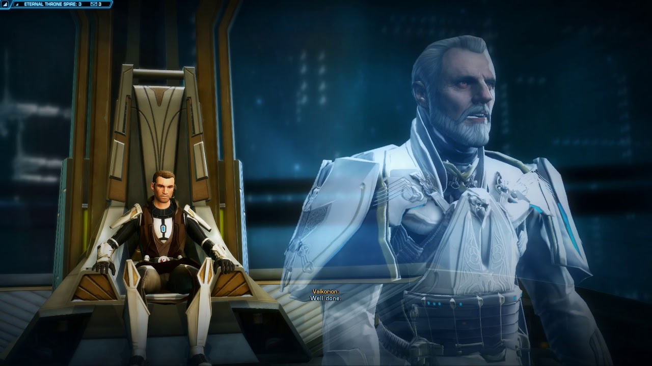 SWTOR KOTET: Jedi Knight takes the Eternal Throne (HQ 1080p) - YouTube