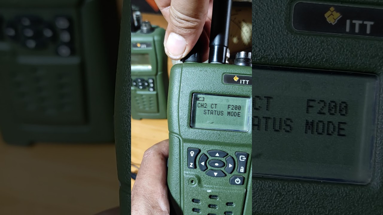 TES TRANSCEIVER MILITARY ITT MFR: 31550 VHF FM 30 - 88MHz - YouTube