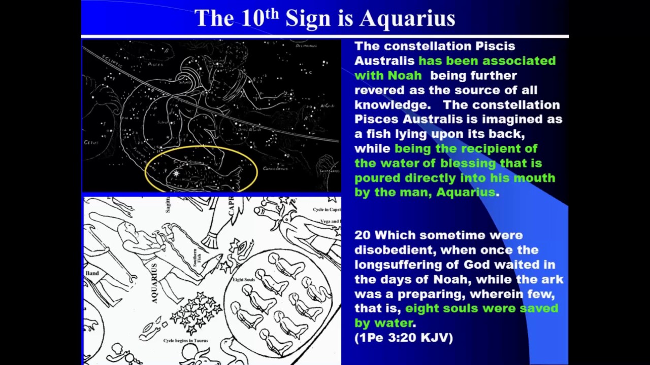 The Constellation Aquarius As It Relates To Biblical Prophecy - YouTube