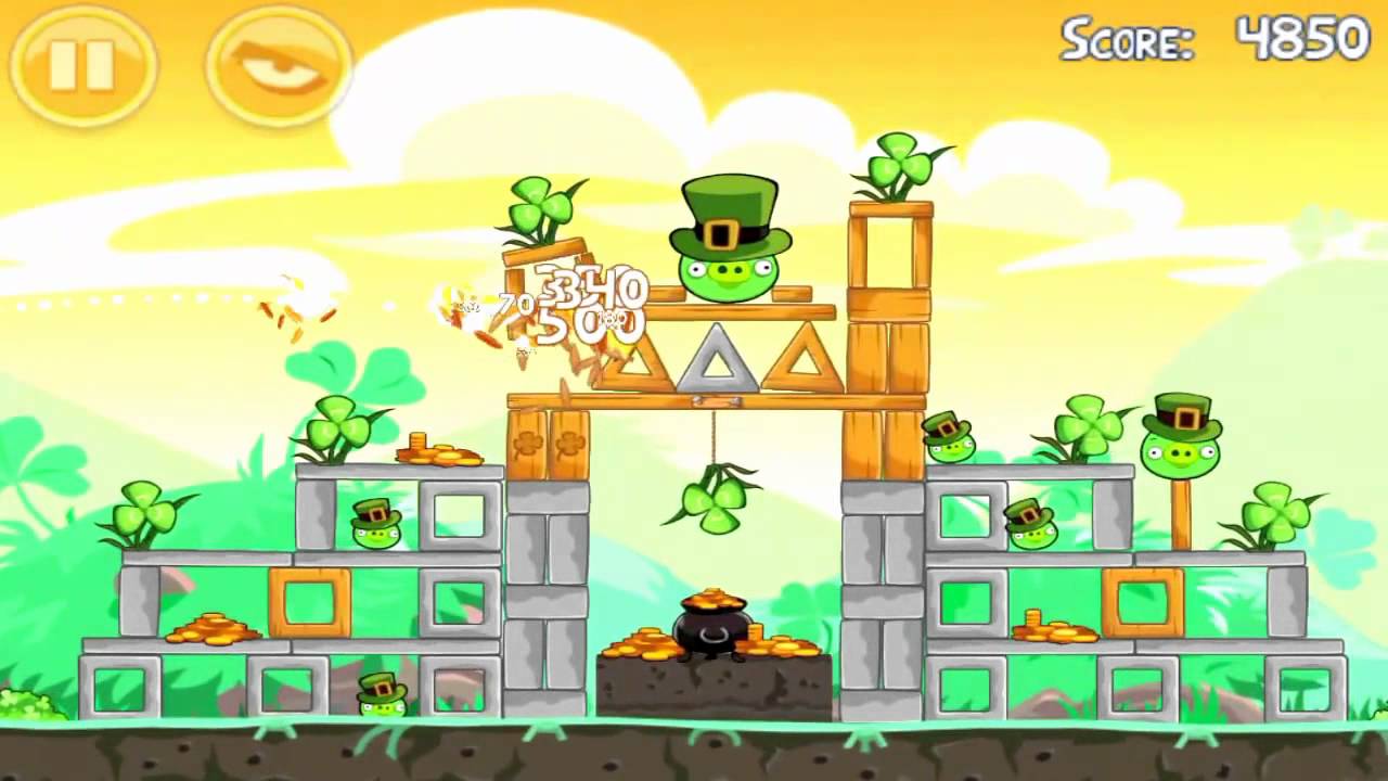 Angry Birds Seasons Wreck The Halls Gameplay - YouTube