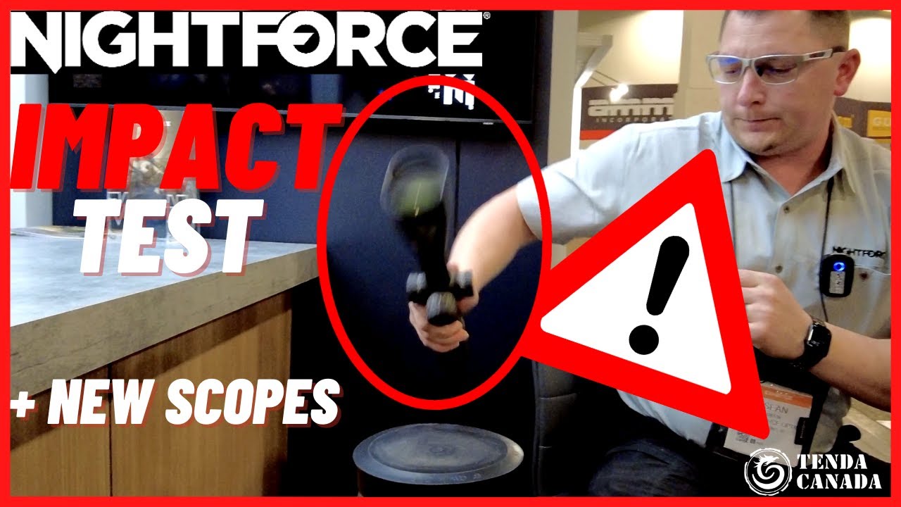 NIGHTFORCE IMPACT TEST! Incredibly strong + New scopes! at the SHOTSHOW ...