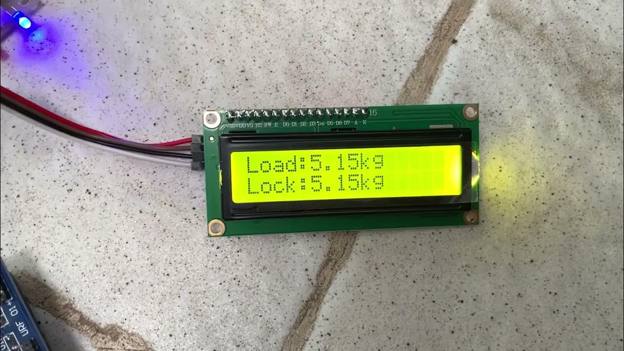 timbangan badan arduino esp8266 esp32 - YouTube