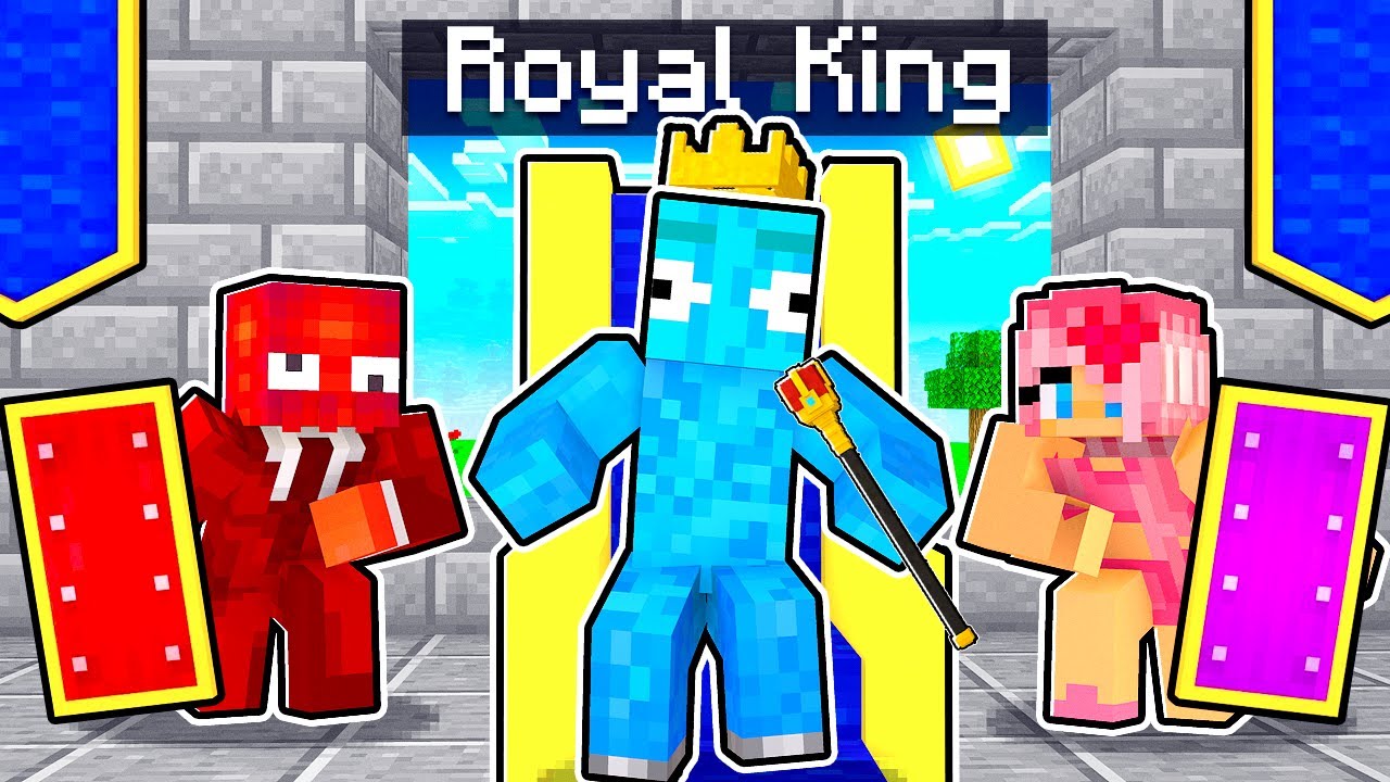 Parley Is A ROYAL KING in Minecraft! - YouTube